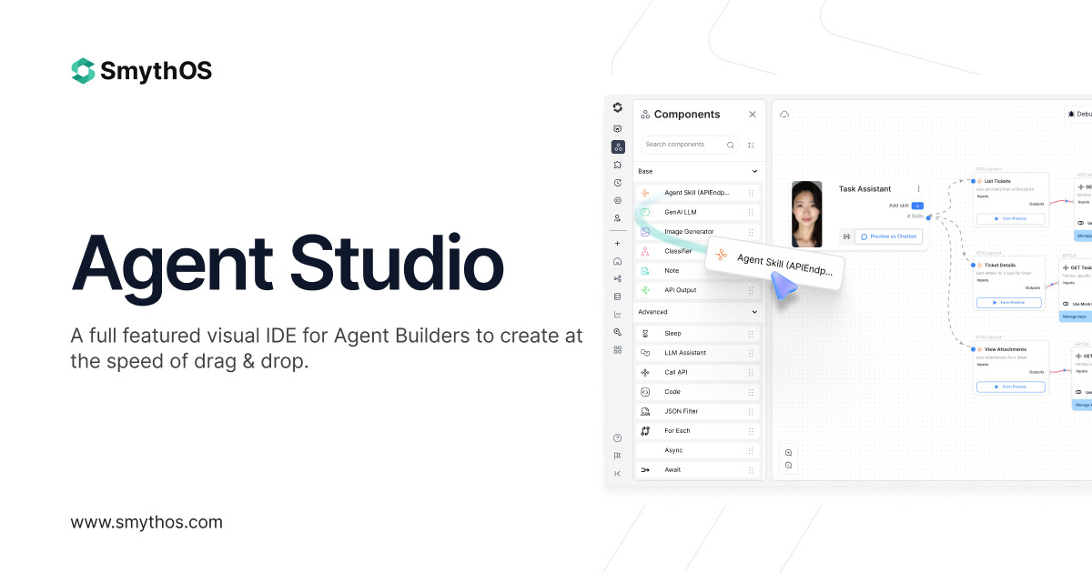 Agent Studio: Advanced AI Agent Studio Visual IDE - SmythOS